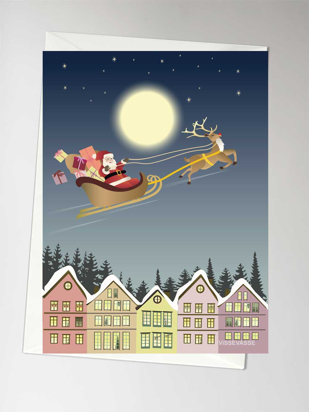 SANTA & RUDOLPH - card
