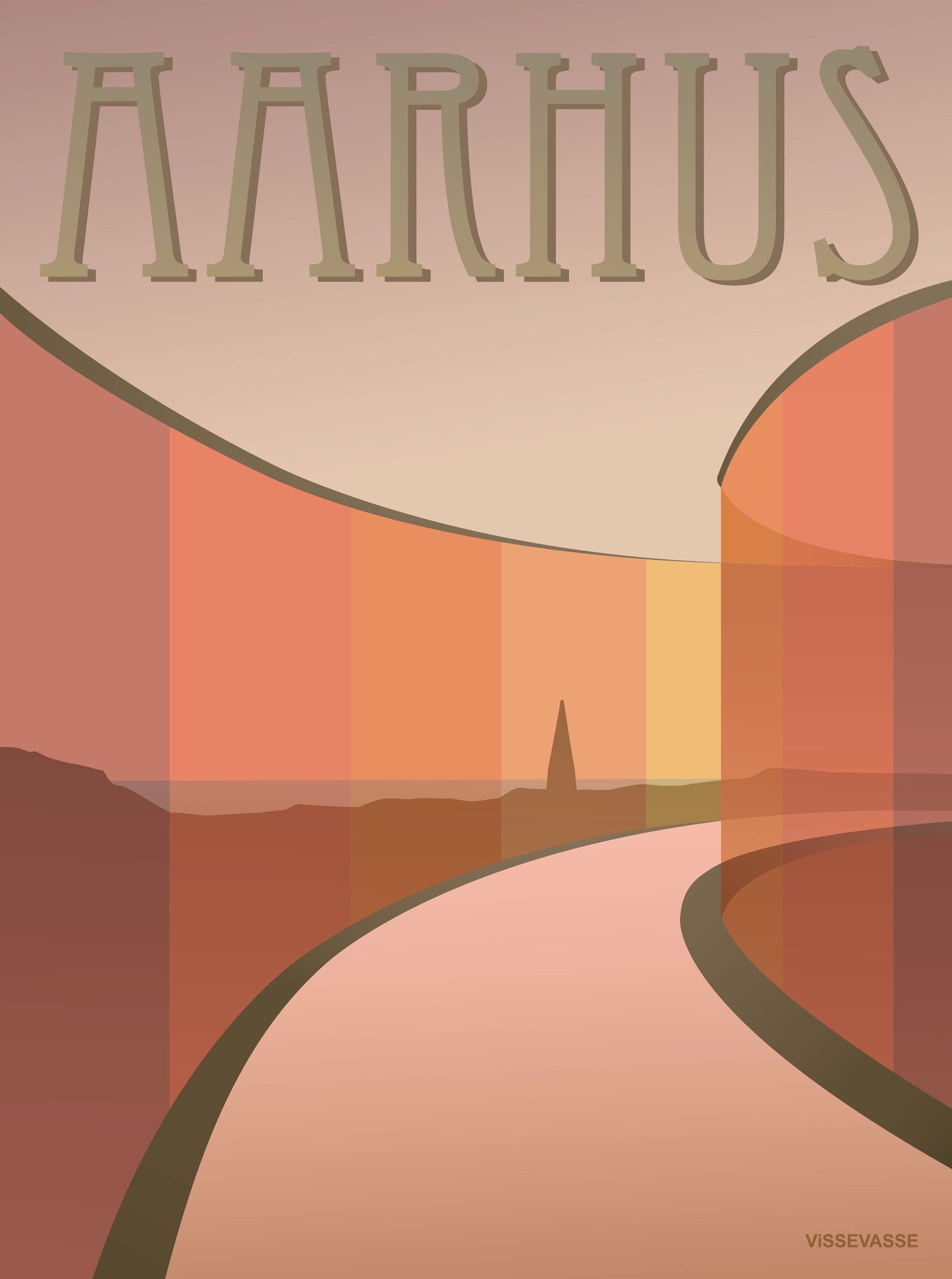 Aarhus Aros poster by ViSSEVASSE - buy it here!
