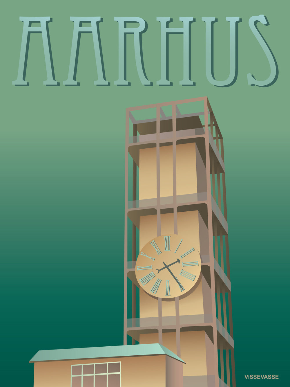 ViSSEVASSE AARHUS CITY HALL POSTER