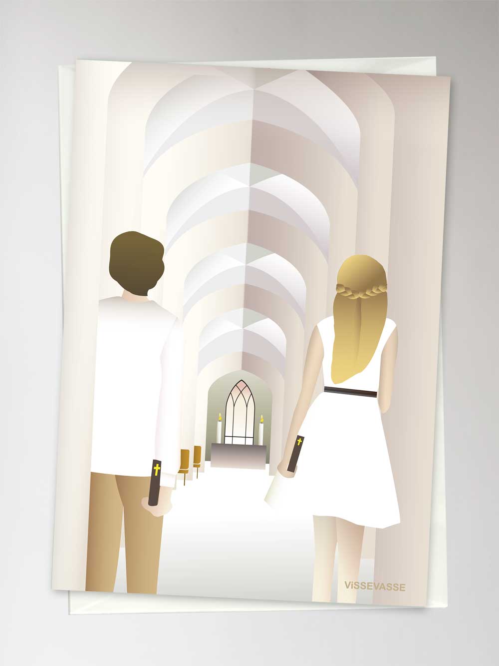 CONFIRMATION boy & girl - card
