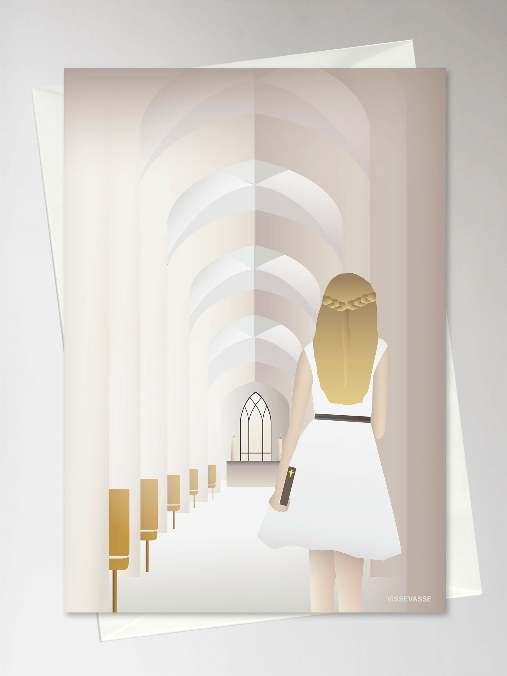 CONFIRMATION girl card by ViSSEVASSE - buy it here!