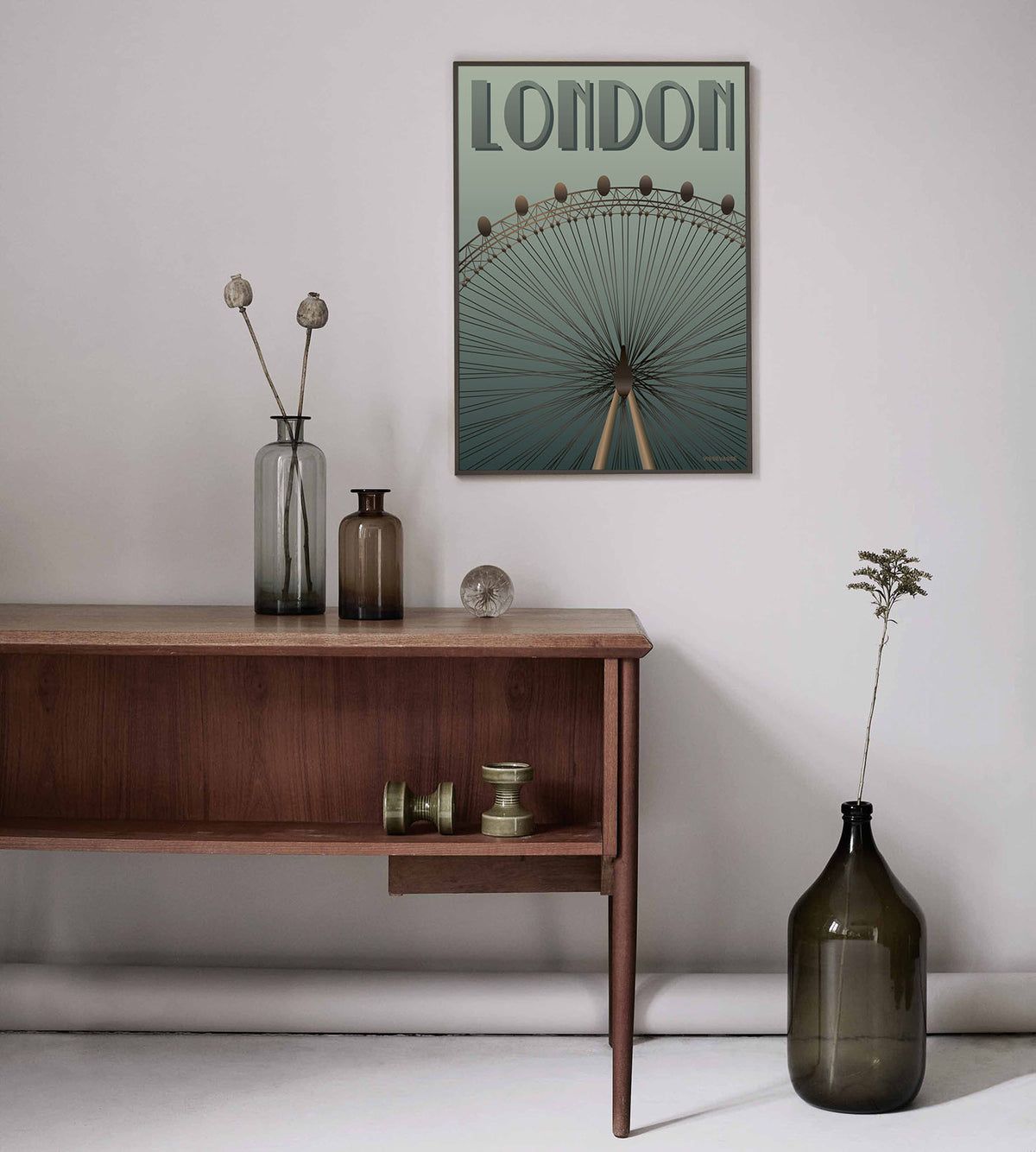 London Eye poster by ViSSEVASSE - buy it here!