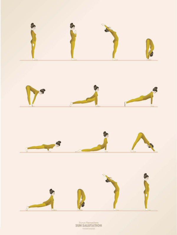 SUN SALUTATION poster by ViSSEVASSE
